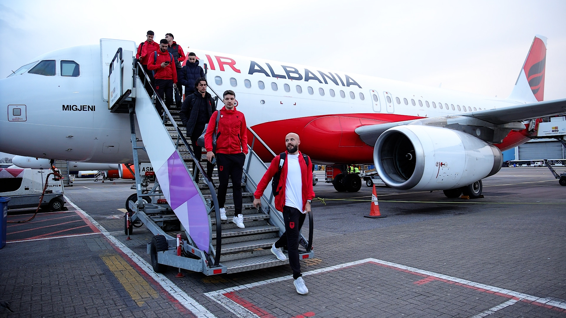 World Cup qualifiers/ Match against England, The Albanian National Team ...