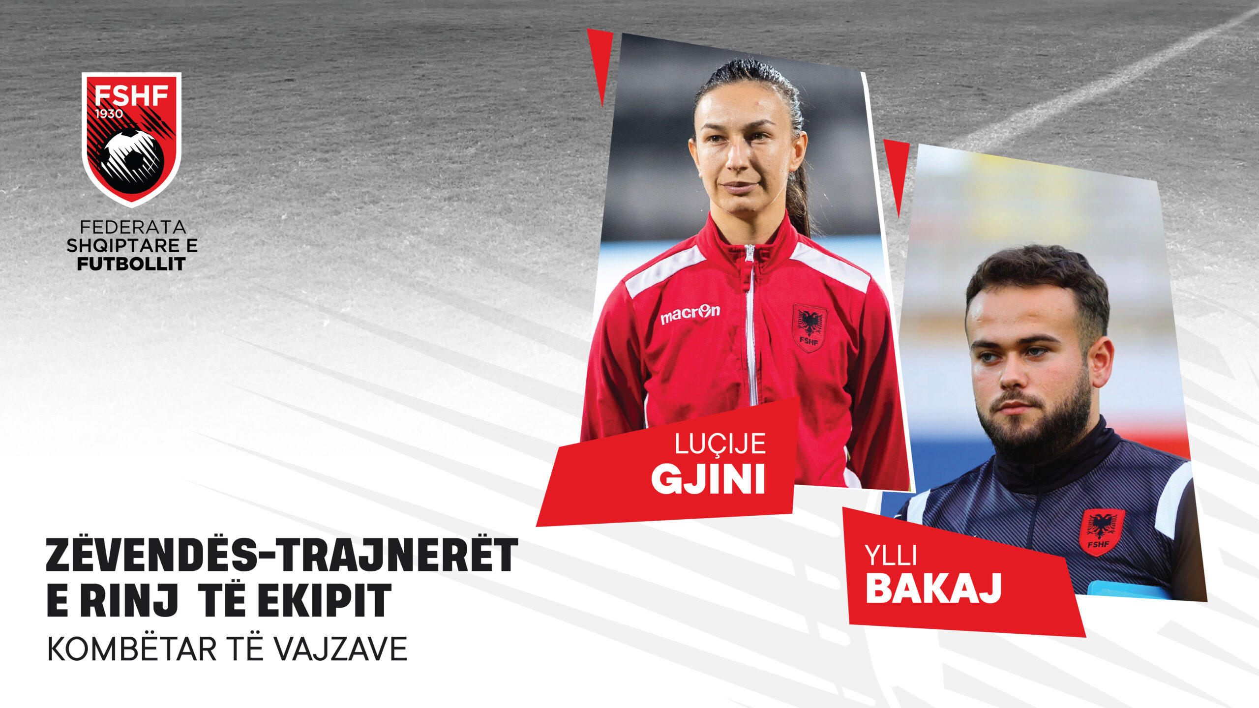 Changes in the staff of the women’s national team / Luçije Gjini & Ylli ...